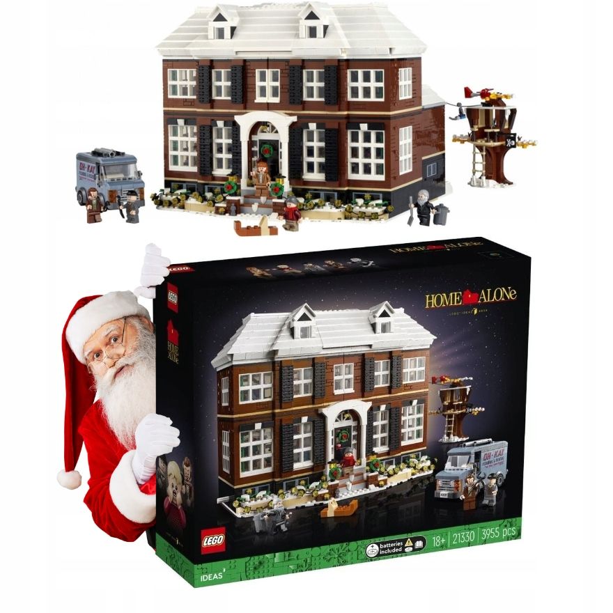 KEVIN SAM W DOMU LEGO IDEAS Home Alone ORYGINALNY 3955 KLOCKÓW PREZENT ...