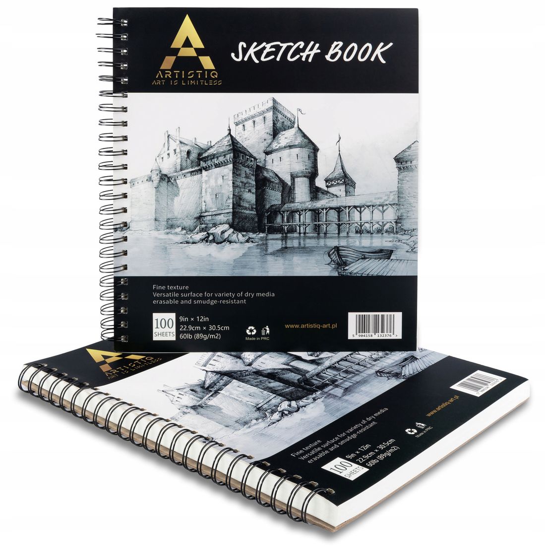 SZKICOWNIK ZESZYT DO RYSOWANIA A4 100 KART. 89g/m2 - ERLI.pl