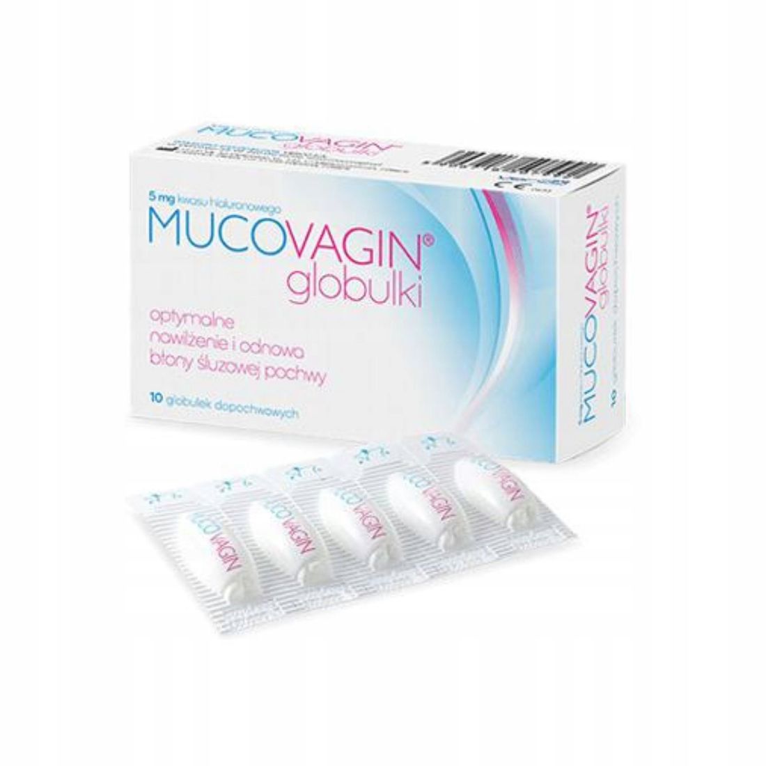 MUCOVAGIN Globulki dopochwowe 10 szt - ERLI.pl