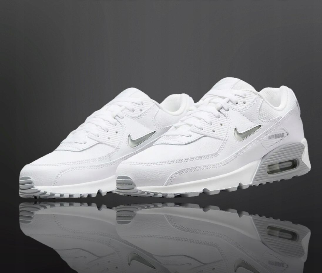 R.39 Buty Męskie NIKE AIR MAX 90 wygodne sportowe adidasy białe - ERLI.pl