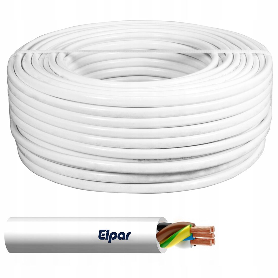 Przewód kabel siłowy OWY 5x6 H05VV-F za metr – 175056445 - ERLI.pl