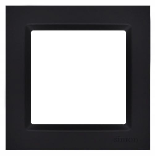 SIMON 10 Ramka Pojedyncza 1-krotna CZARNA CR1/49 – 175641457 - ERLI.pl