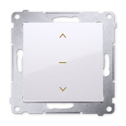 Wyłącznik żaluzjowy Kontakt Simon moduł DZW1K.01/11 biały trójpozycyjny ...