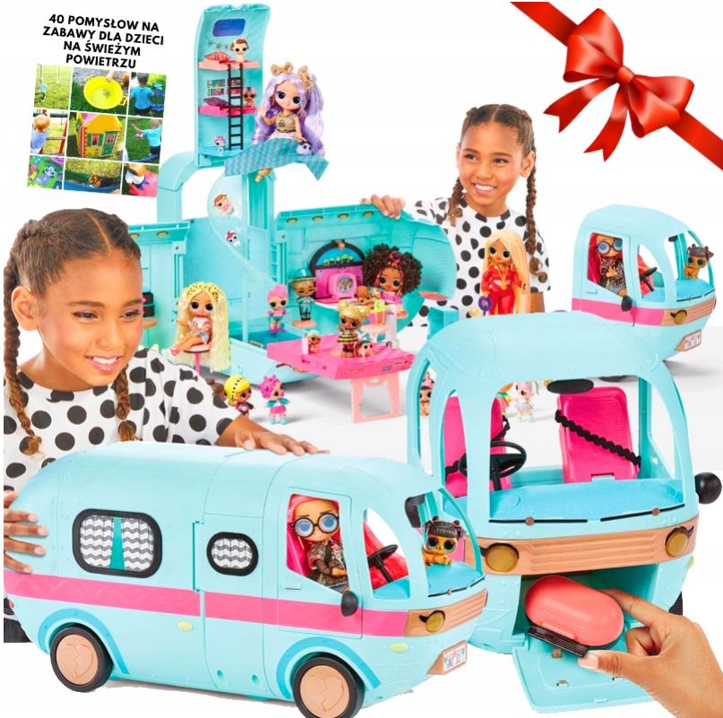 SUPER KAMPER LOL SUPRISE BASEN KAWIARNIA WYBIEG SUPER NA MIKOŁAJA DLA ...