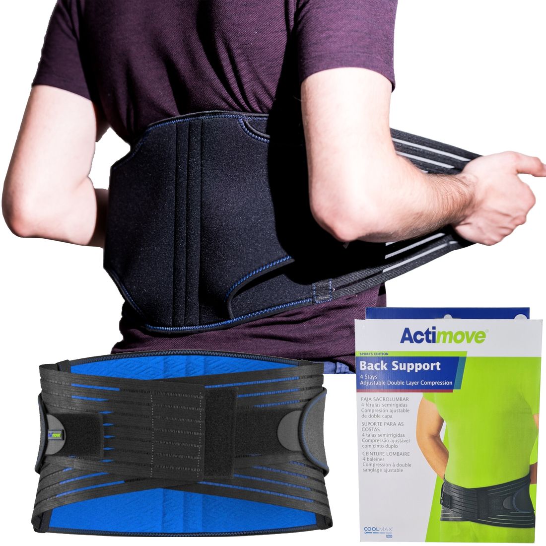 PAS LĘDŹWIOWY NA KRĘGOSŁUP ORTOPEDYCZNY GORSET M - ERLI.pl