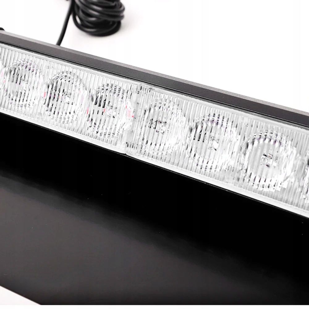 STROBOSKOPY POMARAŃCZOWE LAMPY OSTRZEGAWCZE NA SZYBĘ STROBOSKOP PRZYSSAWKA - ERLI.pl