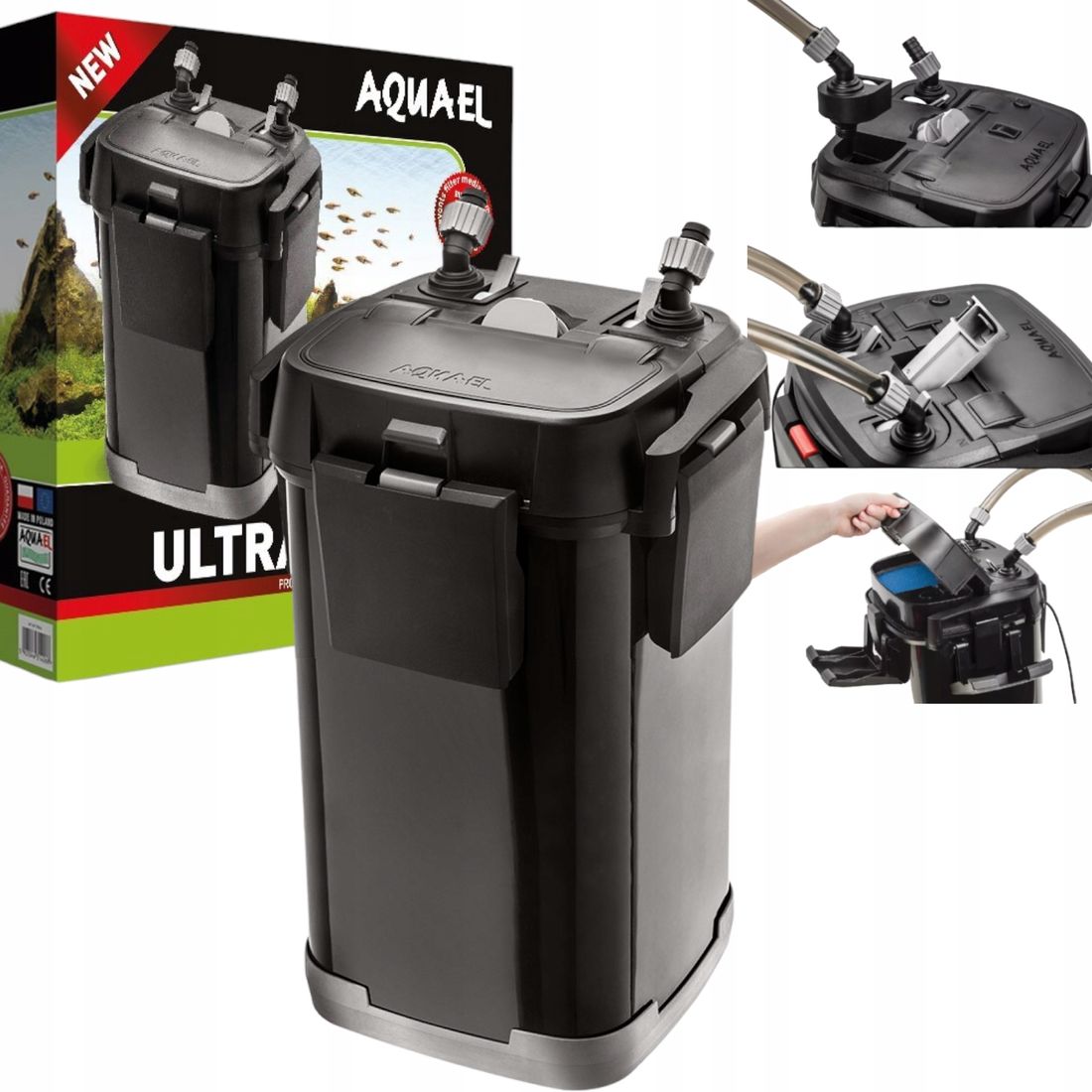 AQUAEL FILTR ZEWNĘTRZNY ULTRAMAX 1500 DO 250-450L – 143302087 - ERLI.pl