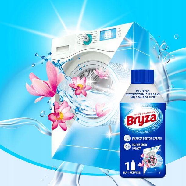 Bryza Płyn do czyszczenia pralki odkamieniacz Fresh 250 ml - ERLI.pl