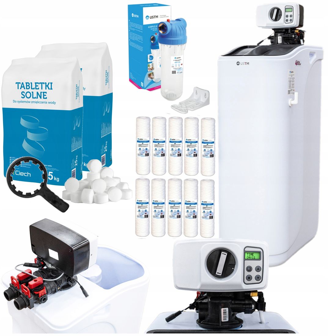 STACJA UZDATNIANIA WODY ZMIĘKCZACZ 25 ZESTAW AQUA - ERLI.pl