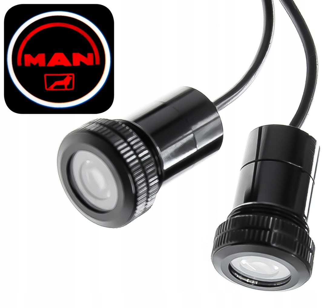 Projektor LED 24V logo MAN rzutnik laser projector – 175972282 - ERLI.pl