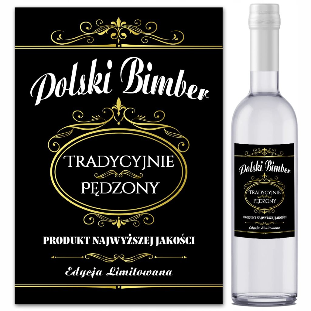 Etykiety Naklejki na butelki bimber 10szt ET10 – 176058954 - ERLI.pl