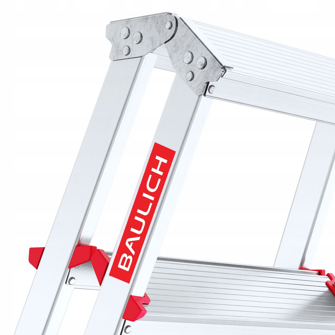 Drabina domowa aluminiowa dwustronna 2x4 stopni BAULICH produkt POLSKI ...