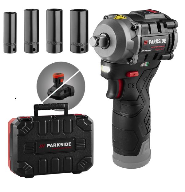 PARKSIDE PERFORMANCE Akumulatorowy klucz udarowy PPDSSA 12V 300Nm ...
