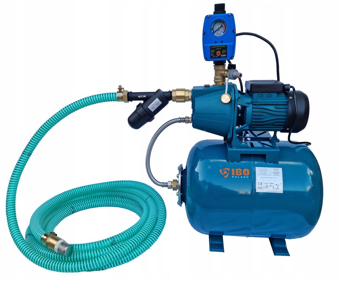 HYDROFOR 100L KOMPLETNY ZESTAW POMPA JET100A - ERLI.pl