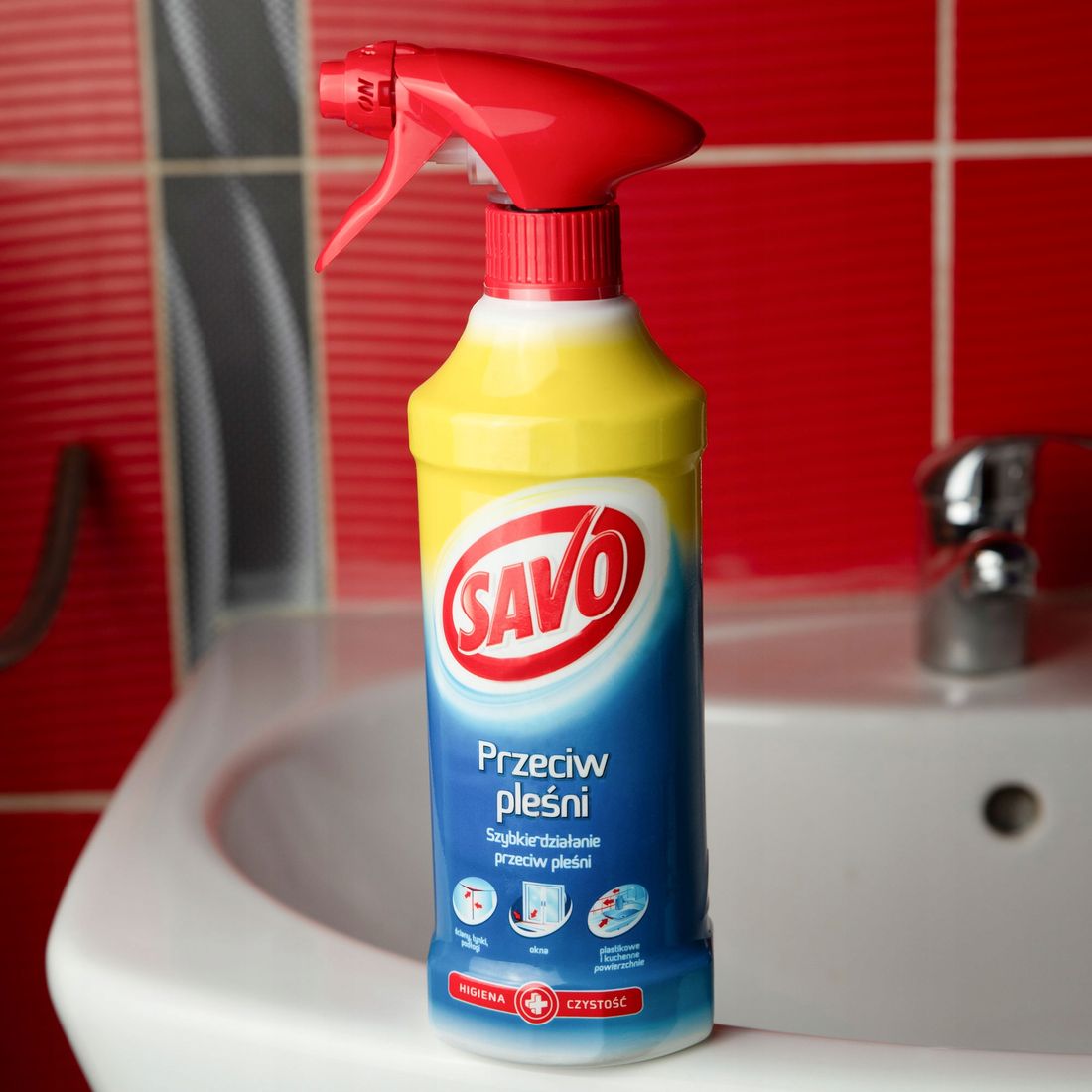 SAVO Płyn na pleśń grzyby fugi ściany spray 500ml - ERLI.pl