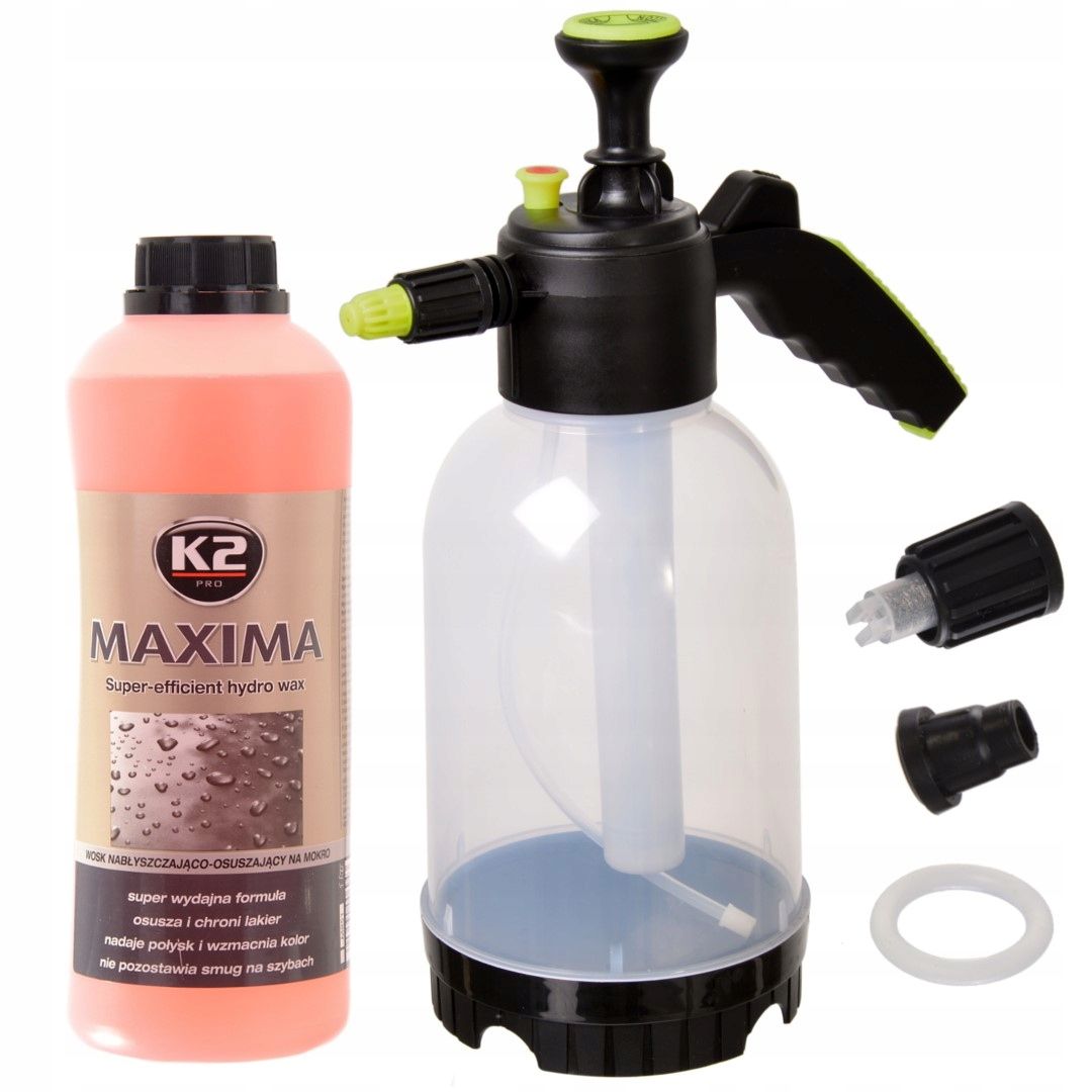 Opryskiwacz ręczny z pompką 2L Wosk K2 Maxima 1L pianownica ręczna - ERLI.pl