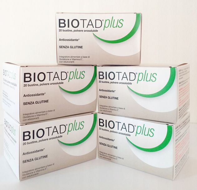 BIOTAD PLUS 20 SASZETEK GLUTATION 250MG BIO TAD + VIT.E - ERLI.pl