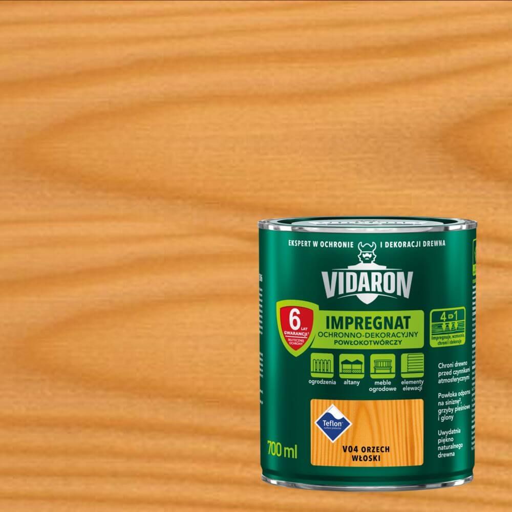Impregnat Powłokotwór. Orzech Włoski 0,7L Vidaron - ERLI.pl