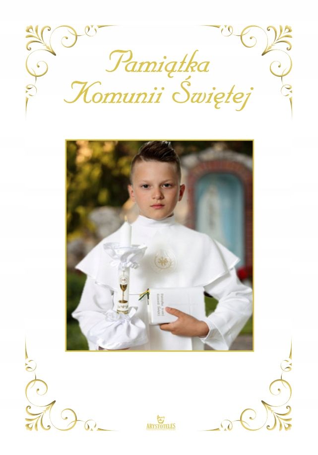 PAMIĄTKA PIERWSZEJ KOMUNI ŚWIĘTEJ CHŁOPIEC KSIĄŻKA – 177626074 - ERLI.pl