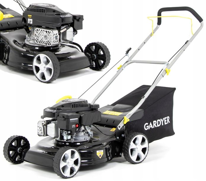 GARDYER KOSIARKA SPALINOWA METALOWA DO TRAWY 46cm 144cc RATO KOSZ 60L 6KM - ERLI.pl
