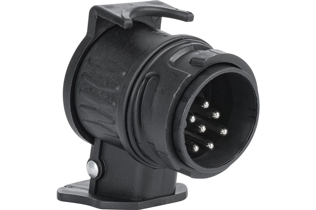 Adapter przejściówka UNITRAILER redukcja gniazda haka przyczepy 13/7 ...