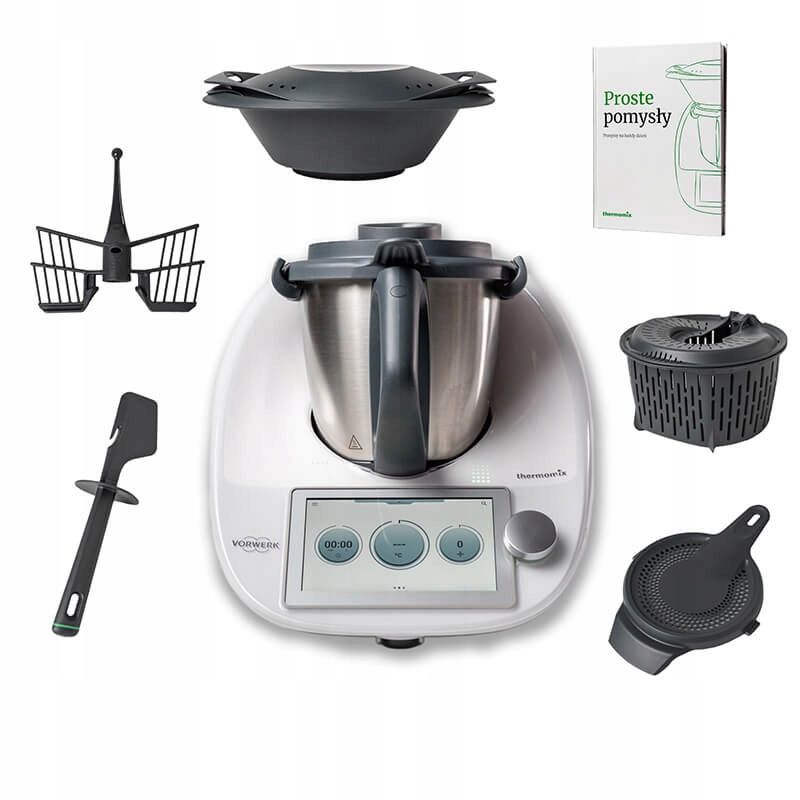 Robot kuchenny Thermomix TM6 Biały + Cookidoo 6 mc + książka PROSTE ...