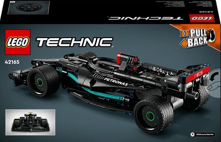 Lego Technic 42165 Samochód Mercedes AMG F1 W14 E Napęd Pull-back Auto ...