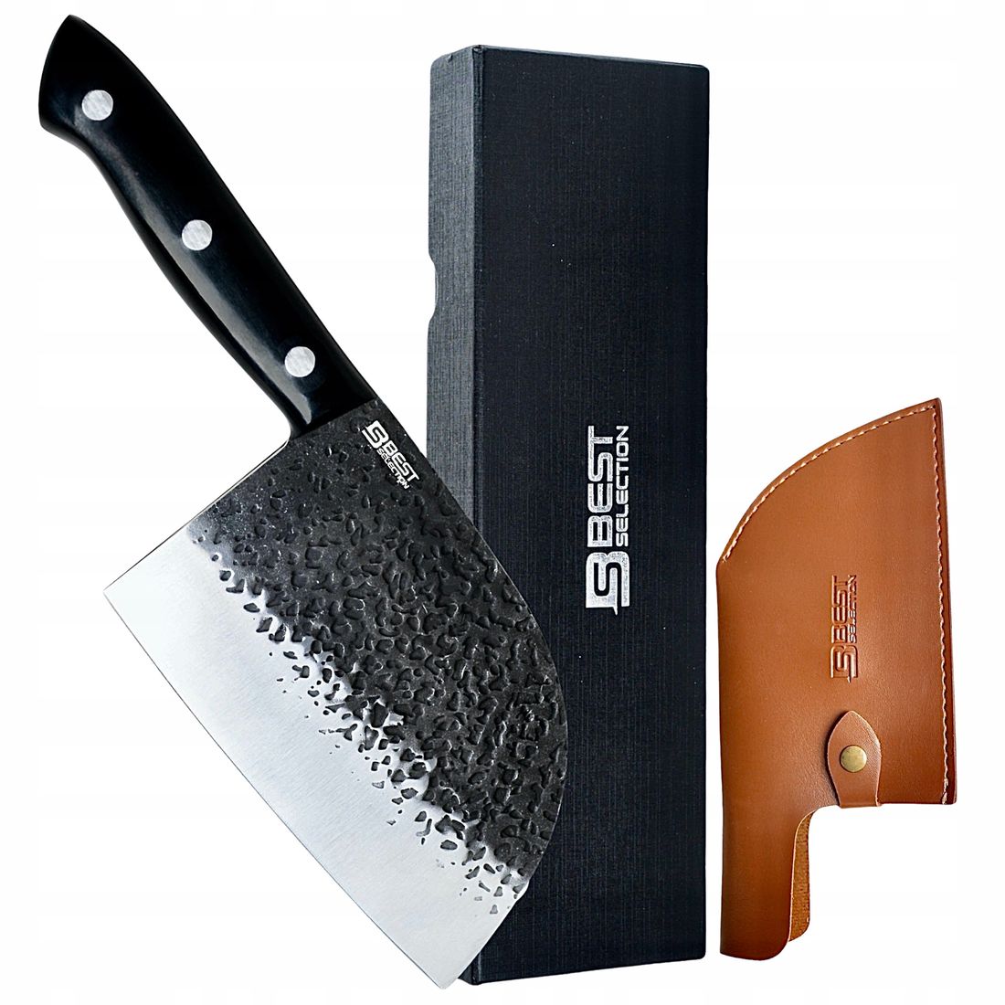 Tasak JAPOŃSKI Kuchenny Do Mięsa, ze STALI NIERDZEWNEJ, Nóż Szefa ...