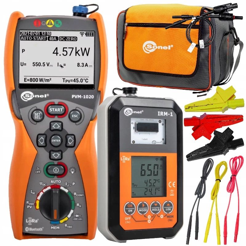 SONEL PVM-1020KIT Miernik Instalacji Fotowoltaika - ERLI.pl