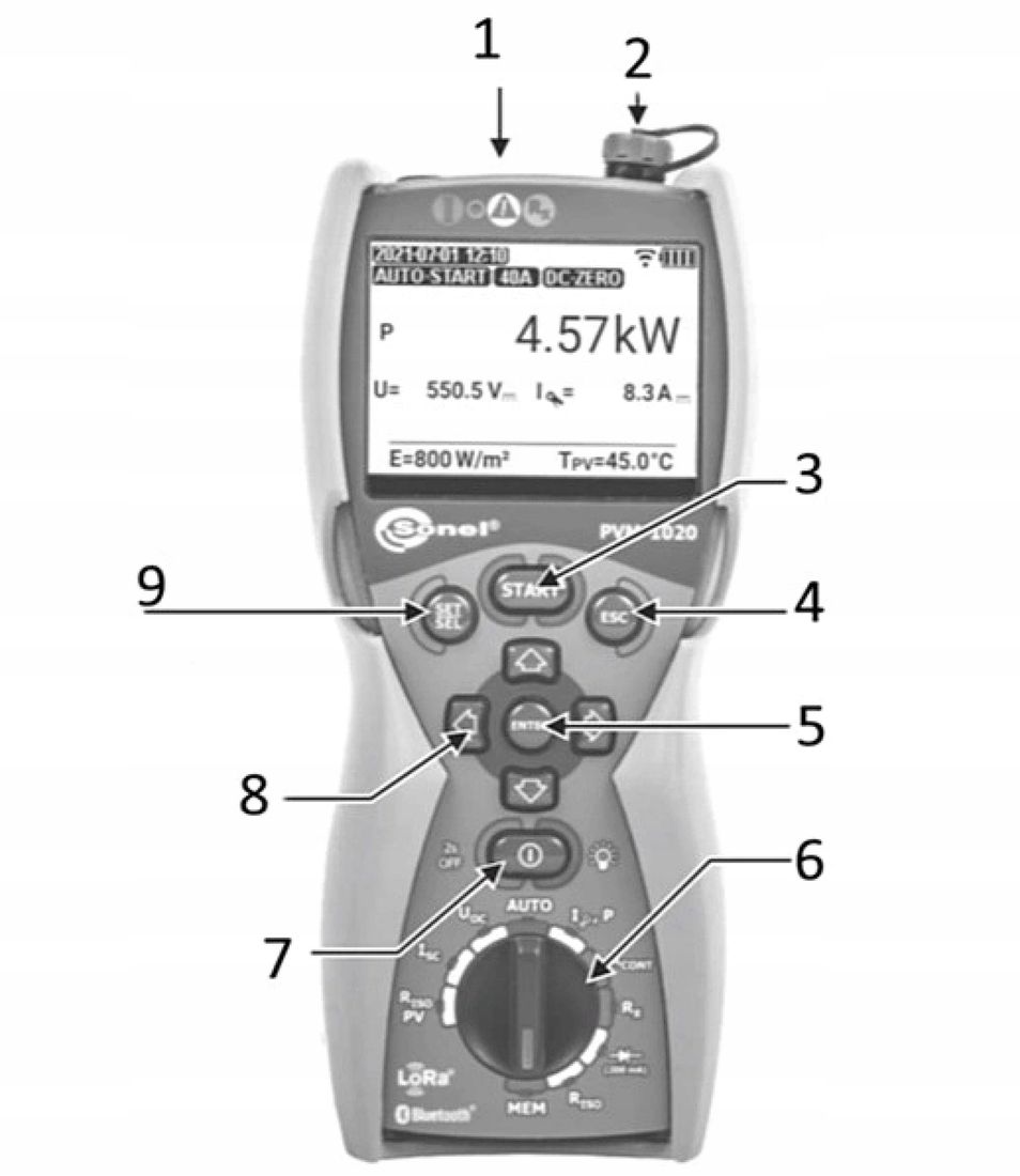 SONEL PVM-1020KIT Miernik Instalacji Fotowoltaika - ERLI.pl