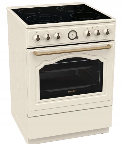 Kuchnia wolnostojąca Gorenje GECS6B70CLI Retro Elektryczna 60cm 71l ...