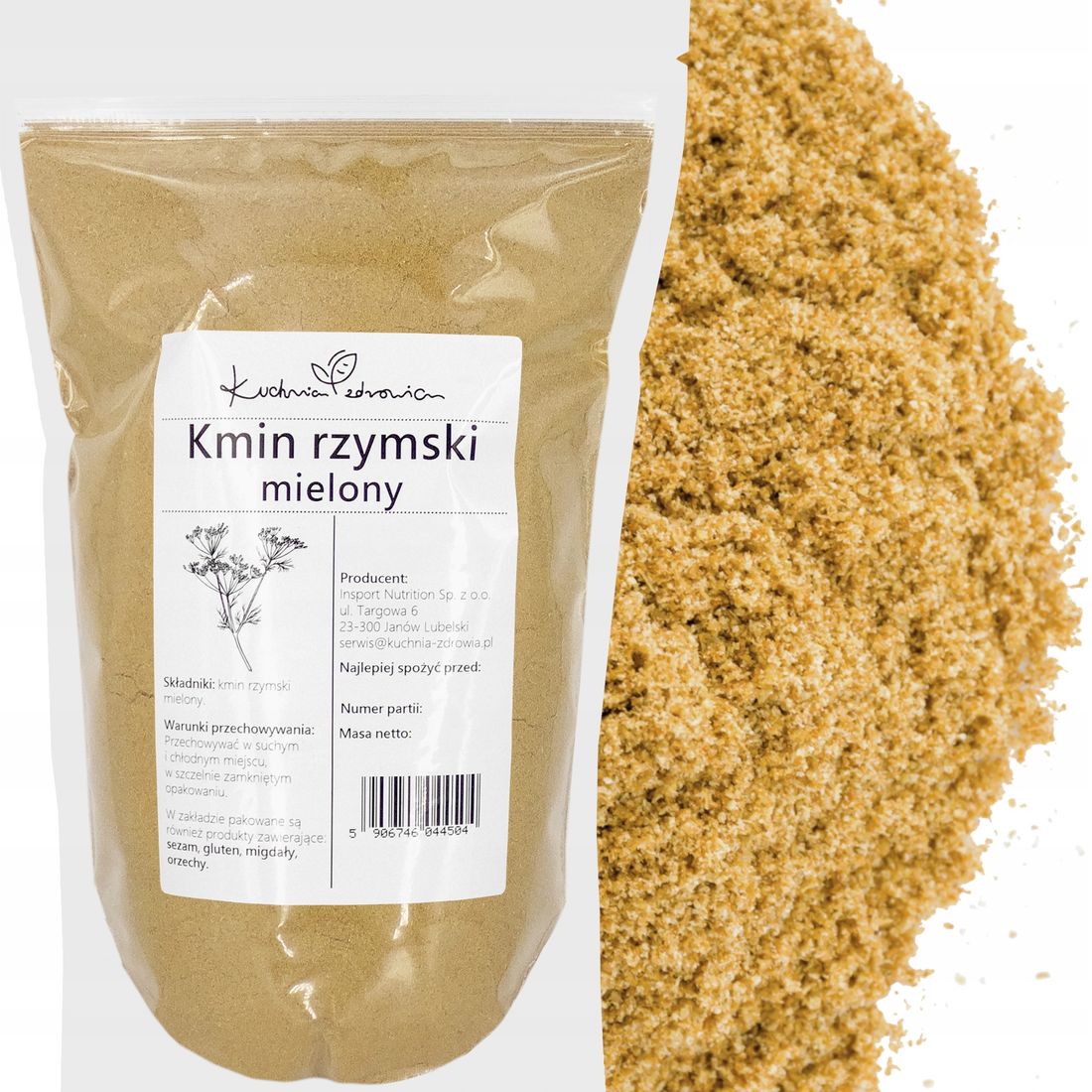 KMIN RZYMSKI Mielony 1kg Aromatyczna PRZYPRAWA NATURALNY | KUCHNIA ...