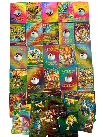KARTY POKEMON TĘCZOWE RAINBOW KOLOROWE 55 SZT KOLEKCJONERSKIE - ERLI.pl KARTY POKEMON TĘCZOWE RAINBOW KOLOROWE 55 SZT KOLEKCJONERSKIE - ERLI.pl