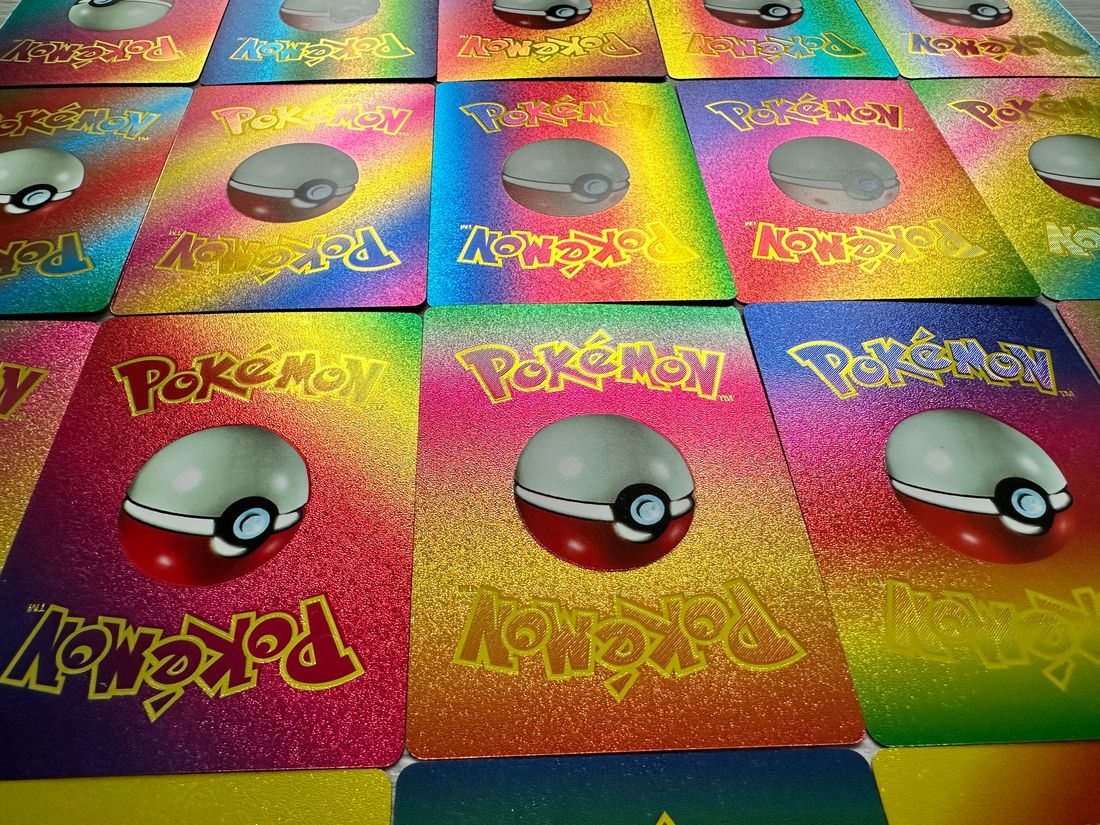 KARTY POKEMON TĘCZOWE RAINBOW KOLOROWE 55 SZT KOLEKCJONERSKIE - ERLI.pl KARTY POKEMON TĘCZOWE RAINBOW KOLOROWE 55 SZT KOLEKCJONERSKIE - ERLI.pl