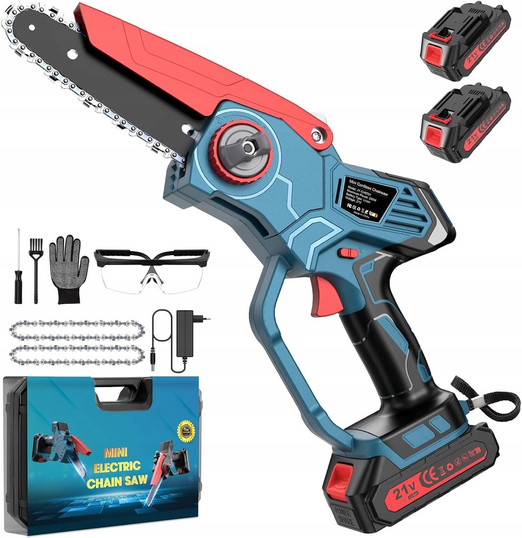 MINI PIŁA ŁAŃCUCHOWA AKUMULATOROWA ELEKTRYCZNA JEDNORĘCZNA PIŁA ...