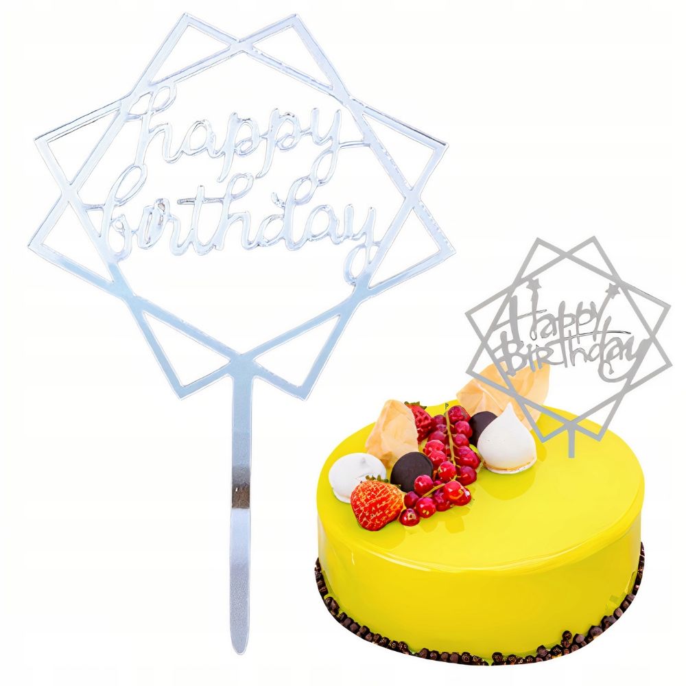 TOPPER NA TORT DEKORACJA NAPIS HAPPY BIRTHDAY - ERLI.pl TOPPER NA TORT DEKORACJA NAPIS HAPPY BIRTHDAY - ERLI.pl