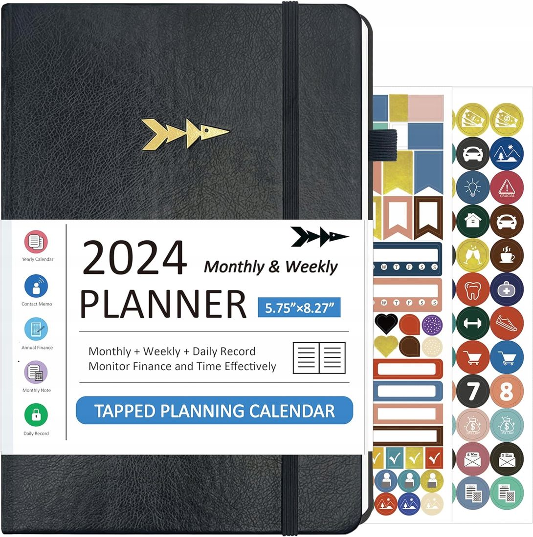 KALENDARZ PLANER 2024 TYGODNIE MIESIĄCE PREZENT DLA NIEJ NIEGO ...