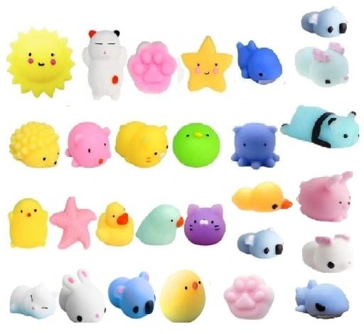 28 X MOCHI SQUISHY GNIOTEK MOCHI FIDGET GNIOTKI ANTYSTRESOWE 28 X MOCHI SQUISHY GNIOTEK MOCHI FIDGET GNIOTKI ANTYSTRESOWE