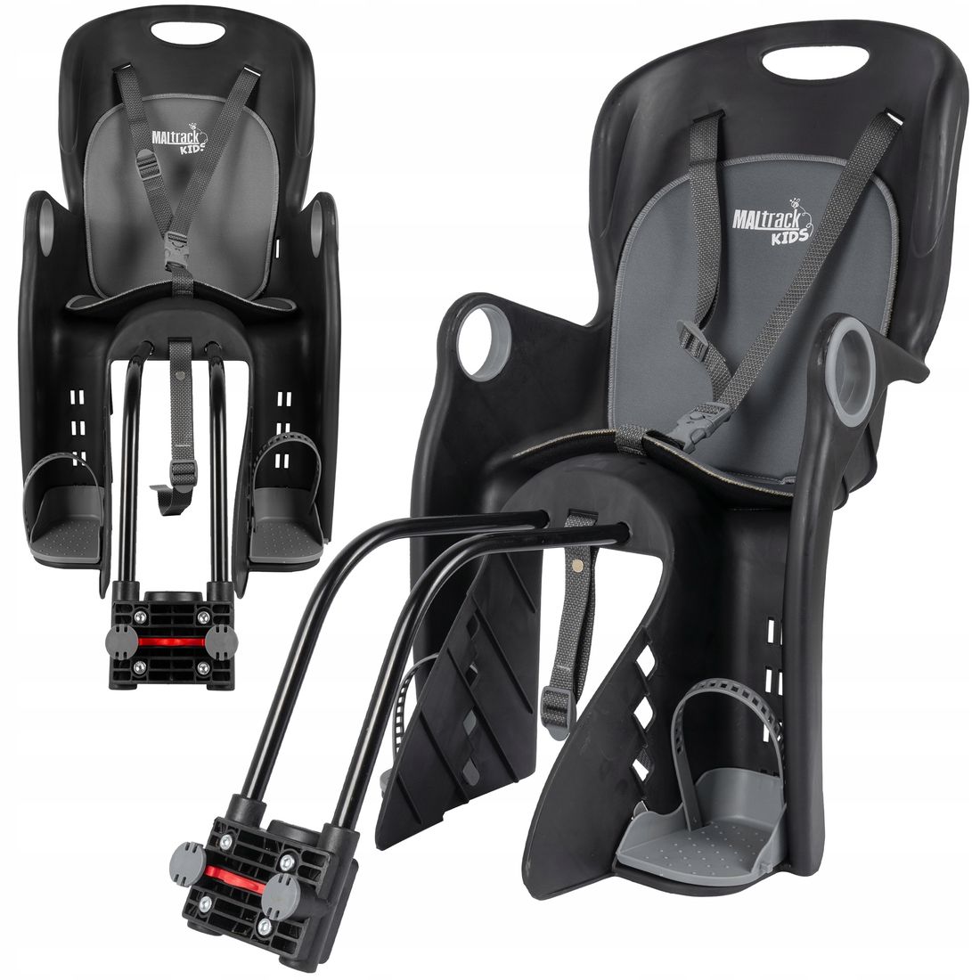 FOTELIK ROWEROWY DLA DZIECKA NA ROWER RAMĘ BAGAŻNIK DO 22KG - ERLI.pl