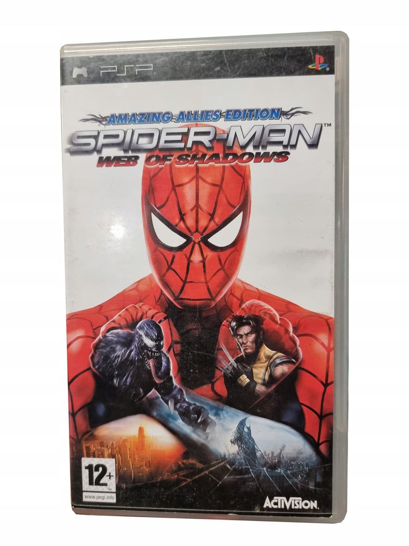SPIDER-MAN WEB OF SHADOWS AMAZING ALLIES EDITION PSP PREMIEROWA KOMPLET ...