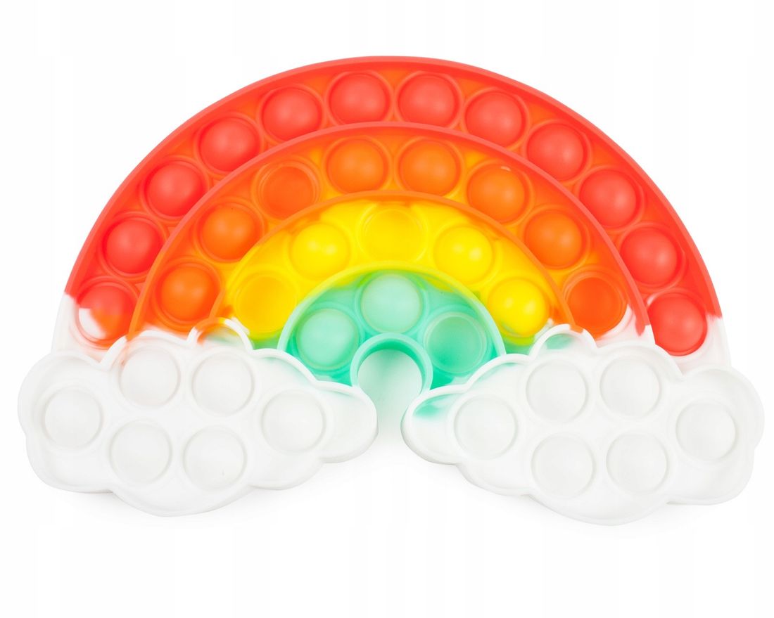 PUSH BUBBLE POPIT bąbelki tęczowe ANTYSTRESOWE POP IT - ERLI.pl