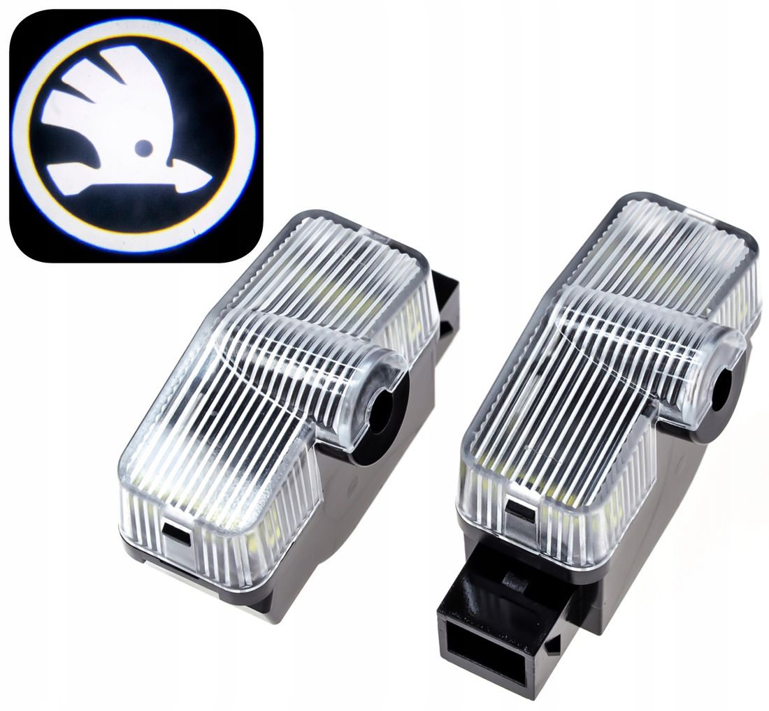 Skoda LED Projektor HD Logo Octavia III IV Yeti – 181229650 - ERLI.pl