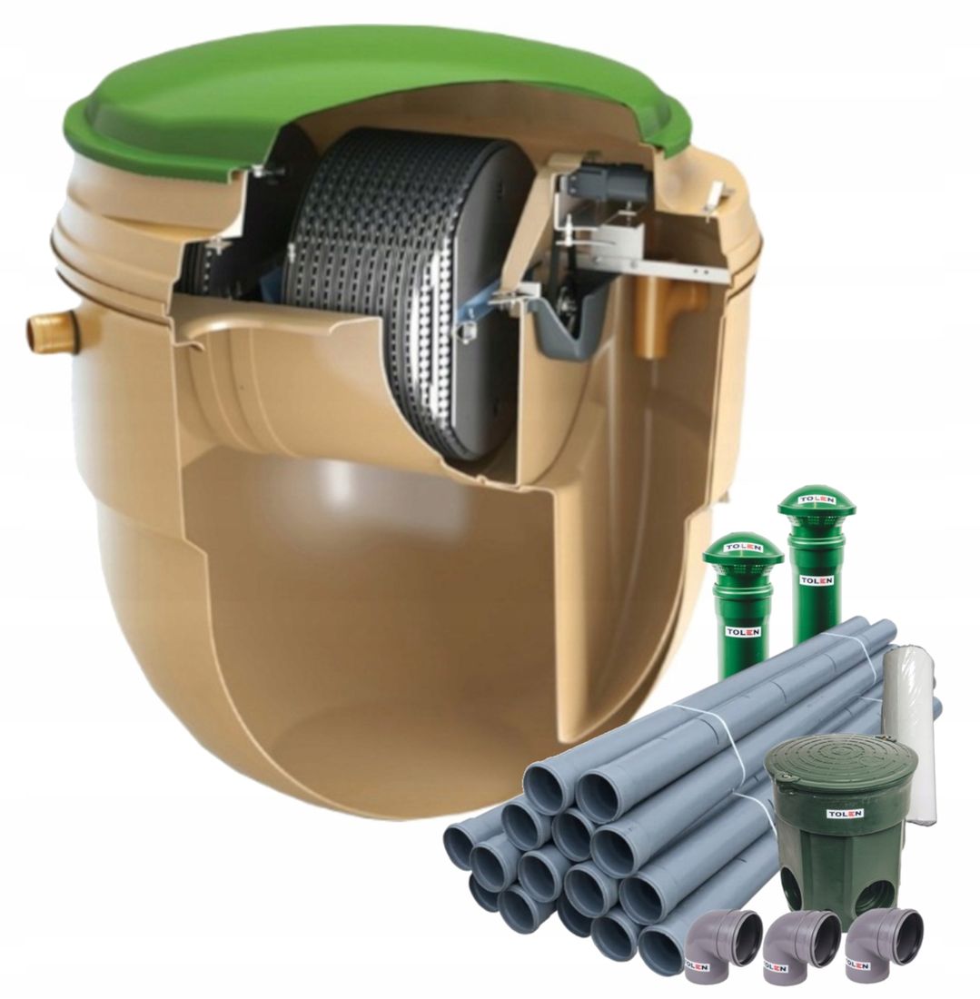 Oczyszczalnia Biologiczna KINGSPAN Biodisc BA 6 RLM złoże obrotowe ...