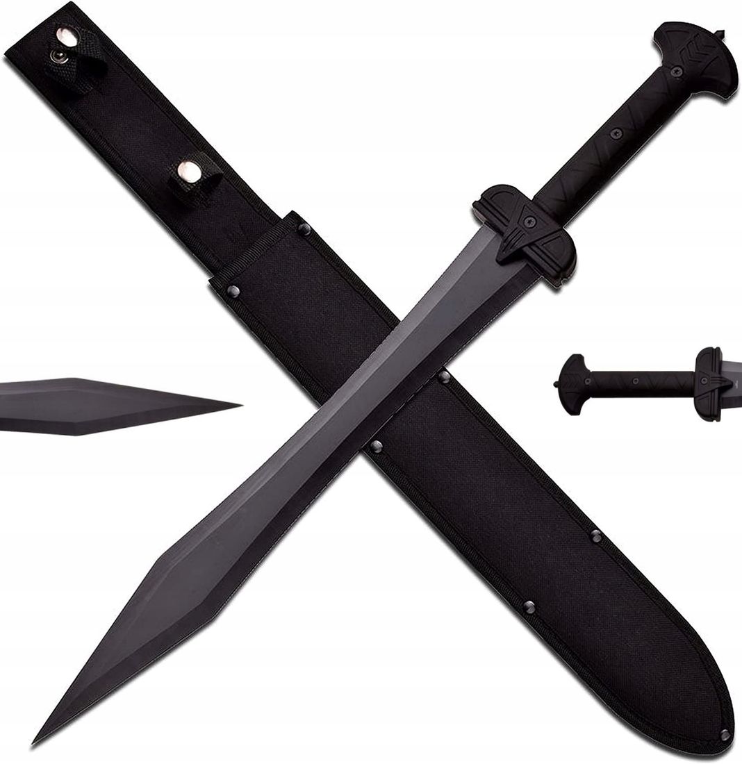 Ostry miecz gladius z pochwą 61 cm SW-1277 treningowy konstrukcja full ...