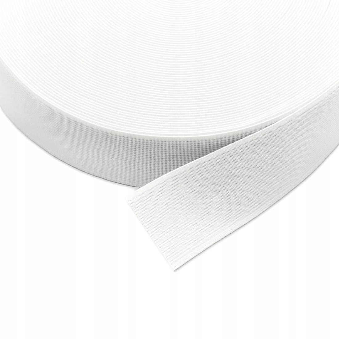 Taśma Elastyczna Guma 45mm biała odzieżowa – 182693261 - ERLI.pl