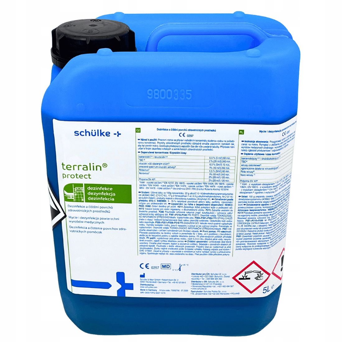 TERRALIN PROTECT Płyn koncentrat do mycia i dezynfekcji 5L Schulke ...