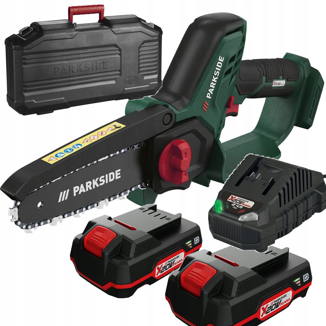 PARKSIDE Piła łańcuchowa PGHSA 2x parkside akumulator 2Ah pilarka ...