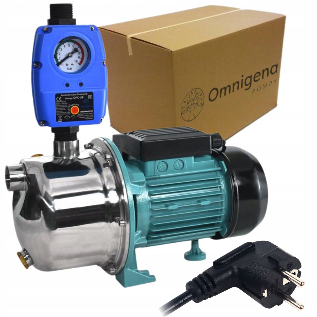 OMNIGENA HYDROFOR POMPA JY 1000 INOX 230V ZESTAW HYDROFOROWY OPC59 1 ...