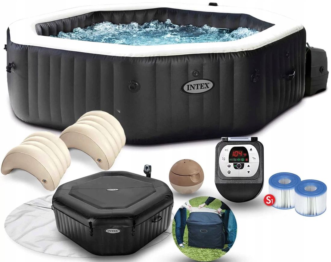 INTEX 28462 Pure SPA 218x71cm jacuzzi basen z hydromasażem – 183636037 ...