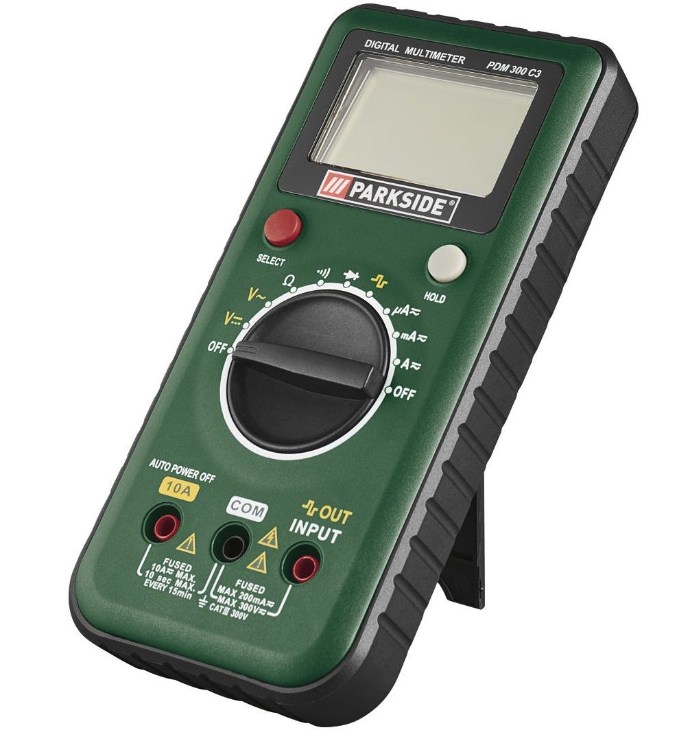 MIERNIK Multimetr Detektor napięcia Parkside PDM 300 C3 – 161570930 ...